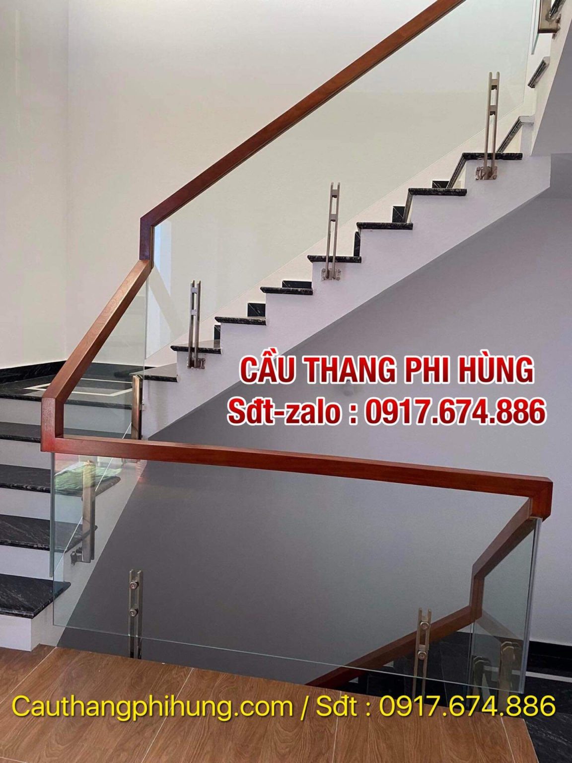 CẦU THANG KÍNH CƯỜNG LỰC ĐẸP . CẦU THANG LAN CAN KÍNH GỖ TẠI HÀ NỘI ...